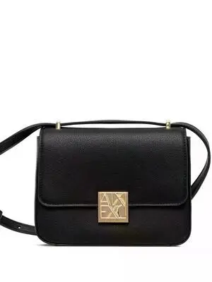 Armani Exchange Logo-plaque Cross-body Bag - Black