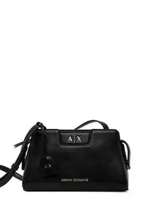 Armani Exchange Logo Charm Satchel
