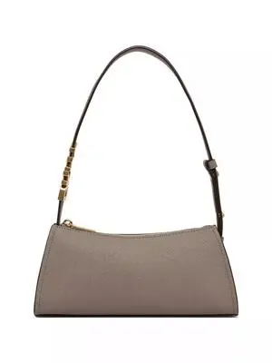 Dkny Logo-plaque Shoulder Bag - Grey