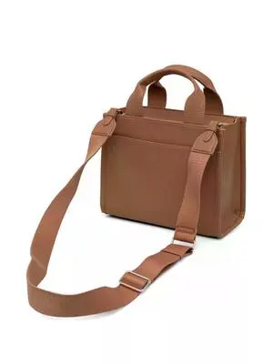 Dkny Logo-embossed Tote - Brown
