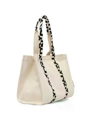 Dkny Logo Strap Tote Bag - Neutrals