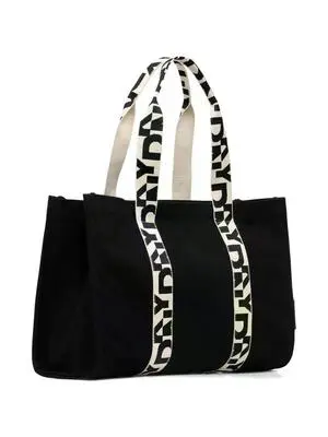 Dkny Logo-strap Tote Bag - Black
