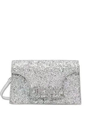 Dkny Crossbody Bag With Logo Plaque