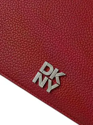 Dkny Logo-plaque Wallet - Red