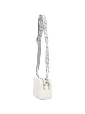 Dkny Logo-plaque Crossbody Bag - White