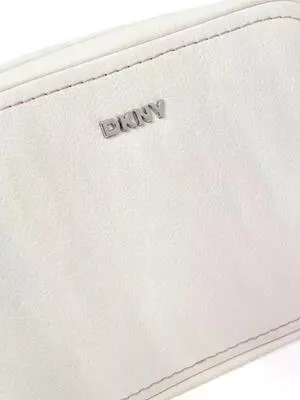 Dkny Logo-plaque Crossbody Bag - White