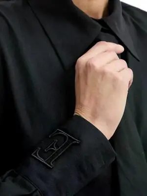 Elisabetta Franchi Tie-detail Shirt - Black