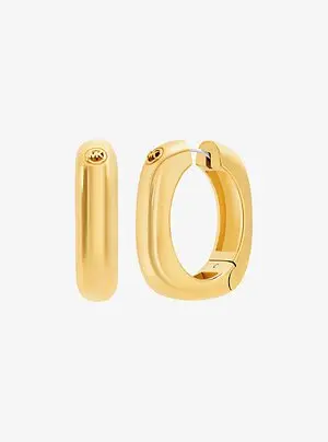 Michael Kors Square Hoop Earrings - Gold