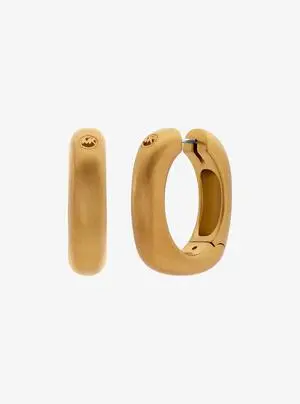Michael Kors Square Hoop Earrings - Gold