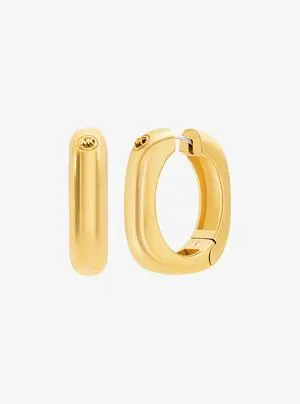 Michael Kors Square Hoop Earrings - Gold