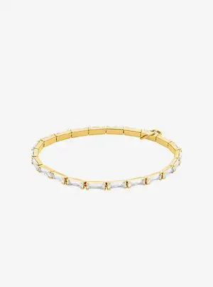 Michael Kors Cubic Zirconia Tennis Bracelet - Gold