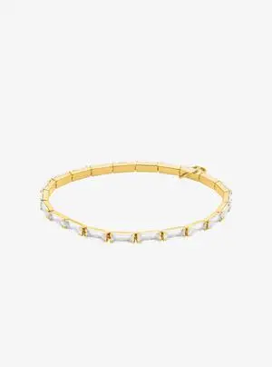 Michael Kors Cubic Zirconia Tennis Bracelet - Gold