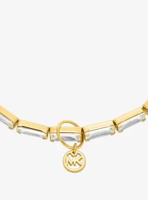 Michael Kors Cubic Zirconia Tennis Bracelet - Gold