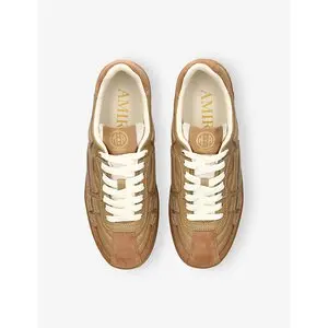 Amiri Pacific Bones Leather Trainers - Tan