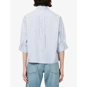 Rag & Bone Lucia Stripe-pattern Cotton-poplin Shirt