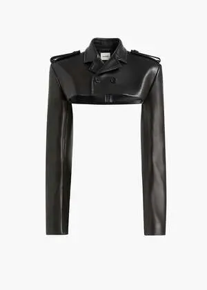 Khaite Sadran Leather Jacket