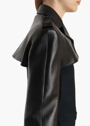 Khaite Sadran Leather Jacket
