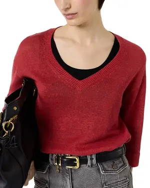 Gerard Darel Lylou Linen Top - Red
