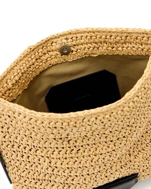 ALLSAINTS Asha Paper Straw Mini Bag