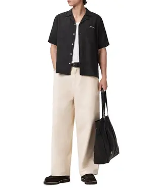 ALLSAINTS Wilder Boxy Fit Short Sleeve Shirt