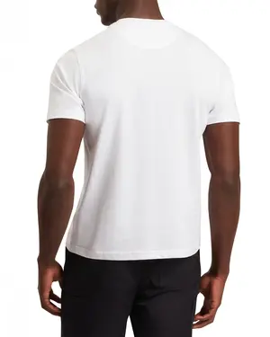 Ted Baker London Floraen Short Sleeve Chest Graphic Tee - White