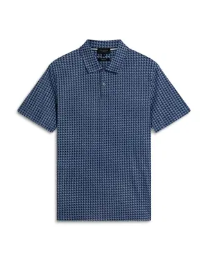 Ted Baker London Zumurud Short Sleeve Painted Geo Polo
