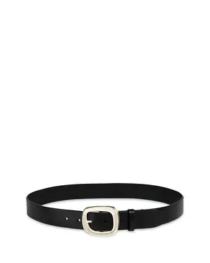 Rag & Bone Thea Leather Belt - Black