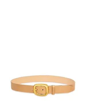 Rag & Bone Thea Leather Belt Taupe
