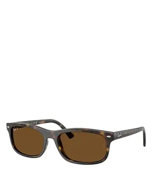 Ray-ban Rectangular Sunglasses, 57mm - Havana/polarized Brown