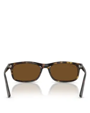 Ray-ban Rectangular Sunglasses, 57mm - Havana/polarized Brown