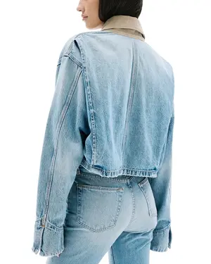 SLVRLAKE Cropped Worker Jean Jacket