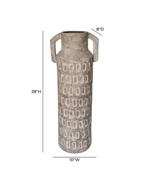 TOV FURNITURE Earthenware Diode Flower Vase