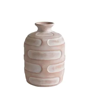 TOV FURNITURE Earthenware Retro Vase - Terracotta
