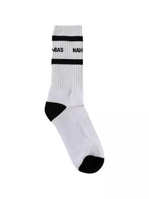 NAHMIAS Striped Crew Socks