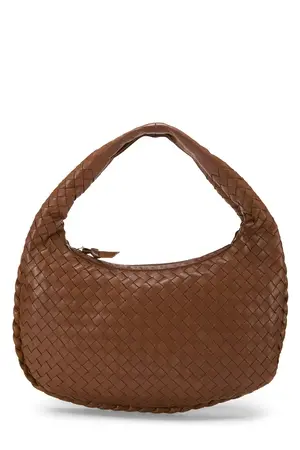 Bottega Veneta Intrecciato Veneta Hobo Bag - Brown