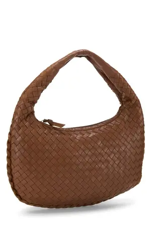 Bottega Veneta Intrecciato Veneta Hobo Bag - Brown