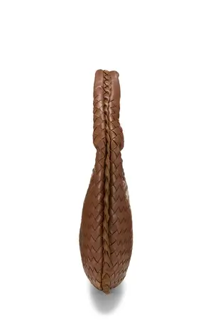 Bottega Veneta Intrecciato Veneta Hobo Bag - Brown