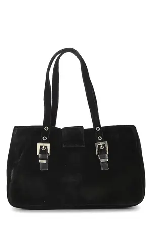 Fendi Velour Shoulder Bag