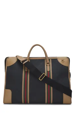 Gucci Gg Web Carry-on Duffle