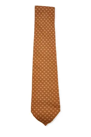 Hermès Hermès Silk Neck Tie Orange