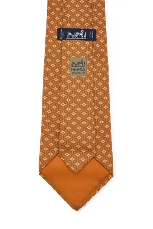 Hermès Silk Neck Tie - Orange