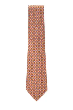 Hermès Silk Neck Tie - Orange
