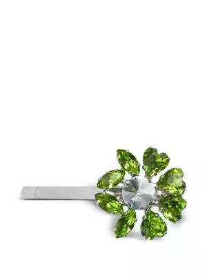 Simone Rocha Mini Heartbloom Hair Clip - Silver