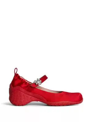 Simone Rocha Crystal-embellished Mary Jane Pumps