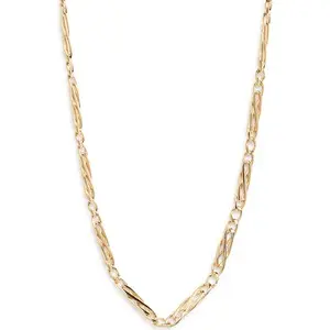 Nordstrom Demi Fine Figaro Chain Necklace - 14k Gold Plated