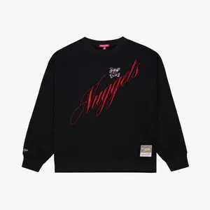 Mitchell & Ness Denver Nuggets Hardwood Classics Script Lightweight Sweatshirt