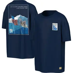OUTERSTUFF Lake Placid 1980 Winter Olympics Mountain View T-shirt