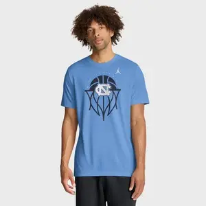 JORDAN BRAND North Carolina Tar Heels Basketball Icon Legend Dri-fit T-shirt - Light Blue