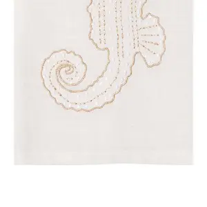 C&F HOME Gold Coast Seahorse 100% Cotton Handtowel