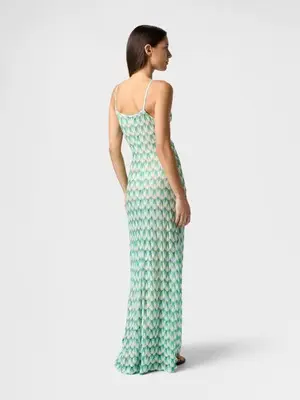 Missoni Long Cover-up In Viscose With Floral Pattern - Multicoloured